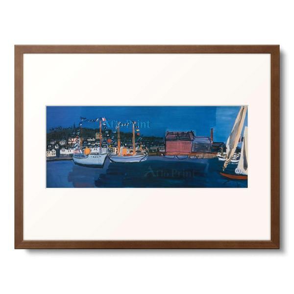Artist:  Dufy, Raoul,1877-1953 Imagetitle:  Beflaggte Schiffe im Hafen von Deauville am 14.Juli. 1933. Dimensions:  38 x...