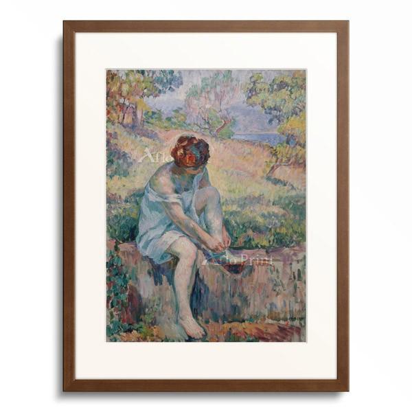 Artist: Lebasque, Henri,1865-1937 Imagetitle: Before taking a bath. 1906/1907. Dimensions: 72,5 x 54 cm Location: Moskau...