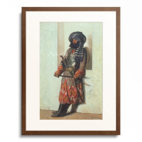 所蔵: トレチャコフ美術館Artist: Werestschagin, Wassili,1842-1904 Imagetitle: Afghanischer Krieger. 1870 Dimensions: 42,6 x 28,9 cm ...