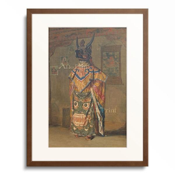 所蔵: トレチャコフ美術館Artist: Werestschagin, Wassili,1842-1904 Imagetitle: Buddhistischer Lama wahrend der Festtage im Kloster Pe...