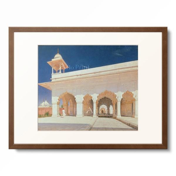 所蔵: トレチャコフ美術館Artist: Werestschagin, Wassili,1842-1904 Imagetitle: Throne Room of the Shah Jahan Fort in Delhi. 1875 Dime...