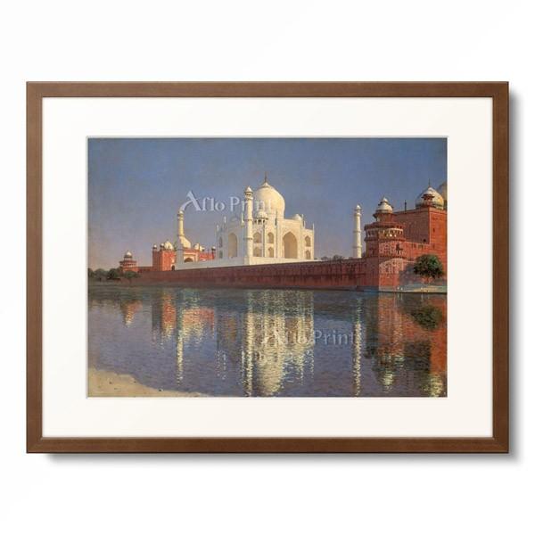 所蔵: トレチャコフ美術館Artist: Werestschagin, Wassili,1842-1904 Imagetitle: Das Mausoleum Tadj-Mahal in Indien. 1874/1876 Dimensio...