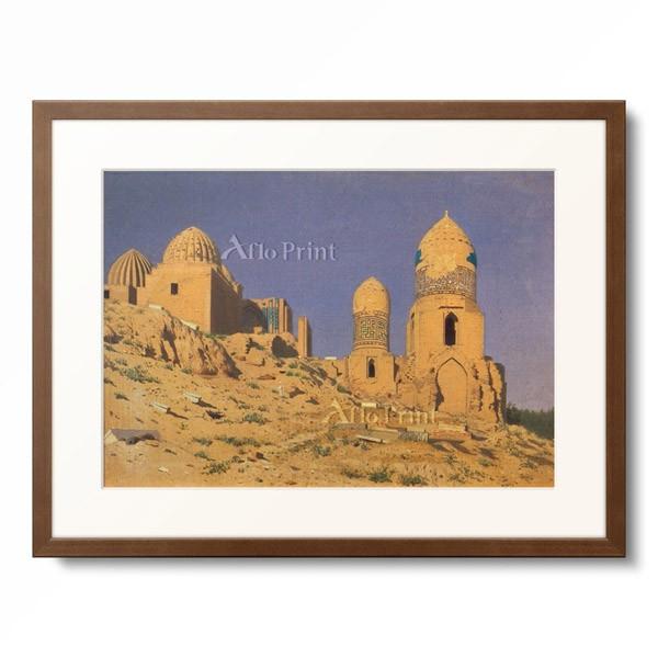 所蔵: トレチャコフ美術館Artist: Werestschagin, Wassili,1842-1904 Imagetitle: Das Shaki-Sindha-Mausoleum in Samarkand. 1869/1870 Dim...