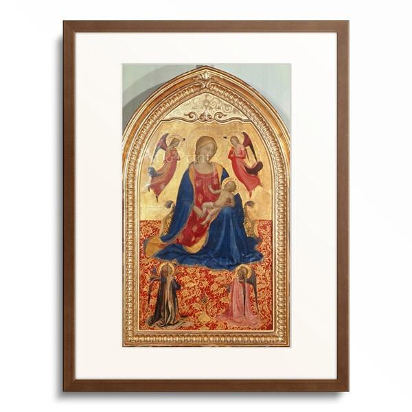 作家名： フラ・アンジェリコ ( 1387年 - 1455年 )国籍： イタリア ジャンル ： ルネサンスArtist: Angelico, Fra,ca. 1400-1455 Imagetitle: Madonna, surrounded...