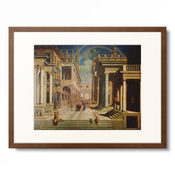 Artist: Bordone, Paris,1500-1571 Imagetitle: Emperor Augustus and the Sibyl. 1535 Dimensions: 165 x 230 cm Location: Mos...