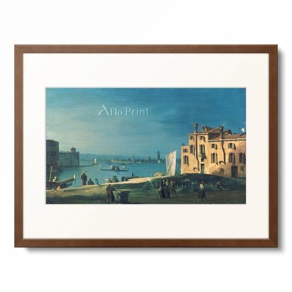 Artist: Canaletto, Studio Imagetitle: View from San Pietro to the island Murano. Dimensions: 63 x 108 cm Location: Moska...