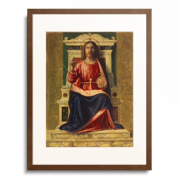 Artist: Cima da Conegliano,ca. 1459-1517/18 Imagetitle: Salvator Mundi. About 1505 Dimensions: 20 x 15 cm Location: Mosk...