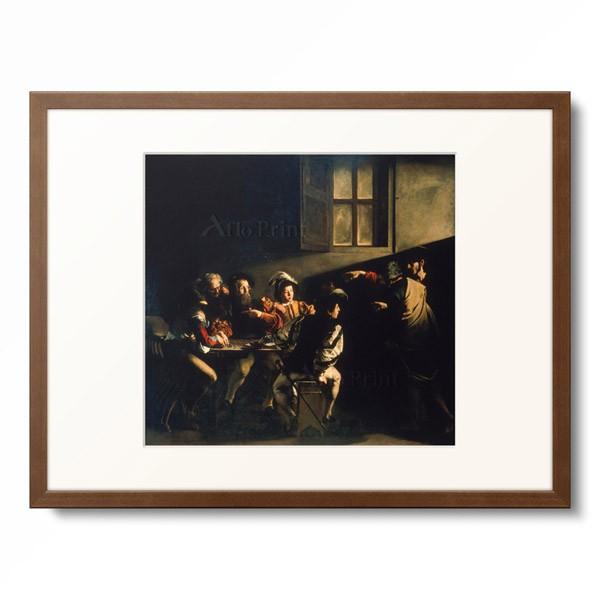 作家名： ミケランジェロ・メリージ・ダ・カラヴァッジオ ( 通称 カラヴァッジョ ) ( 1571年 - 1610年 ) タイトル：「聖マタイの召命」国籍： イタリア ジャンル： バロック Artist: Caravaggio,1571-1...