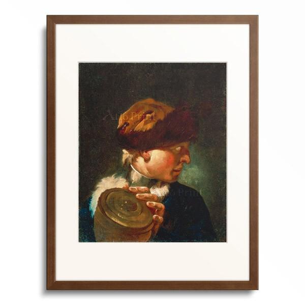 Artist: Piazzetta, Giovanni Battista,1682-1754 Imagetitle: Kopf eines Soldaten. Dimensions: 46,5 x 37,9 cm Location: Sew...