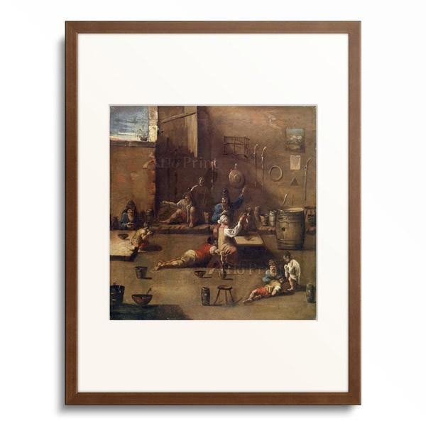 作家名： アレッサンドロ・マニャスコ ( 1667年 - 1749年 ) 国籍： イタリア ジャンル ： バロック Artist: Magnasco, Alessandro,1667-1749 Imagetitle: Interieur-S...