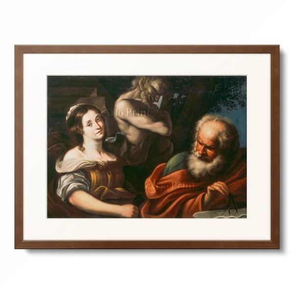 Artist: Strozzi, Bernardo (Il Capuccino),1581-1644 Imagetitle: Allegory of Mathematics. Location: Kaluga, Kunstmuseum