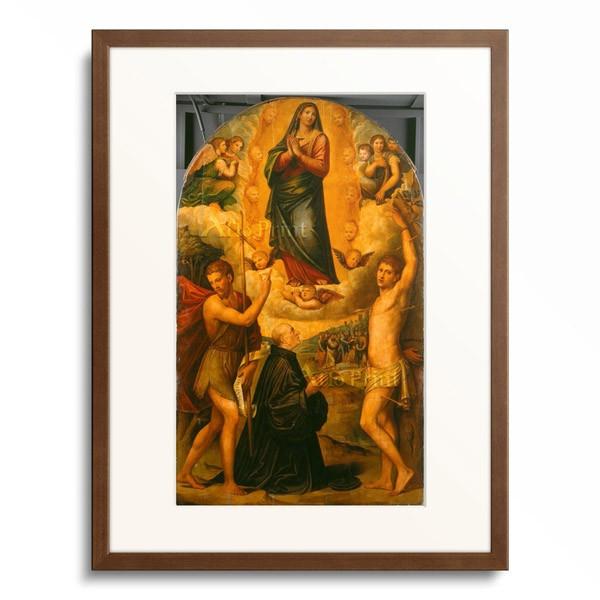 Artist: Francia, Giacomo,um 1486- um 1557,with Giulio Francia (1487-1545) Imagetitle: Himmelfahrt Mariens mit Johannes d...