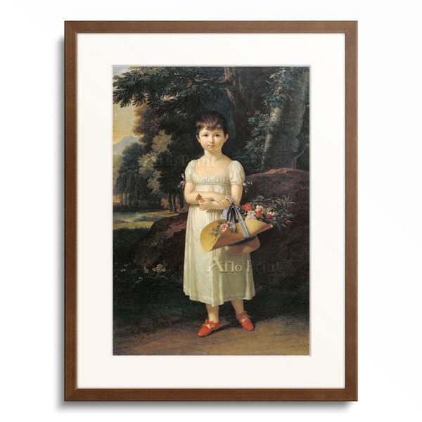 Artist: Fabre, Francois Xavier,1766-1837 Imagetitle: Bildnis der jungen Amelia Oginski. 1808. Dimensions: 141 x 96 cm Lo...