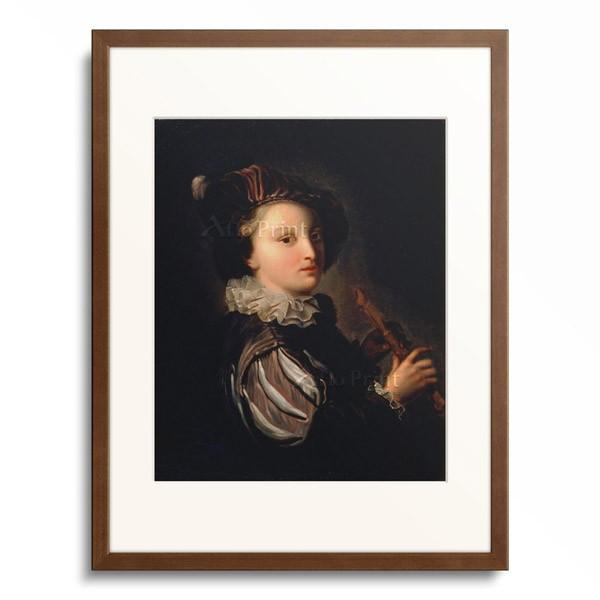 Artist: Grimou, Alexis,1678-1733 Imagetitle: Donzel with reed pipe. Dimensions: 67,5 x 57 cm Location: Moskau, Puschkin-...