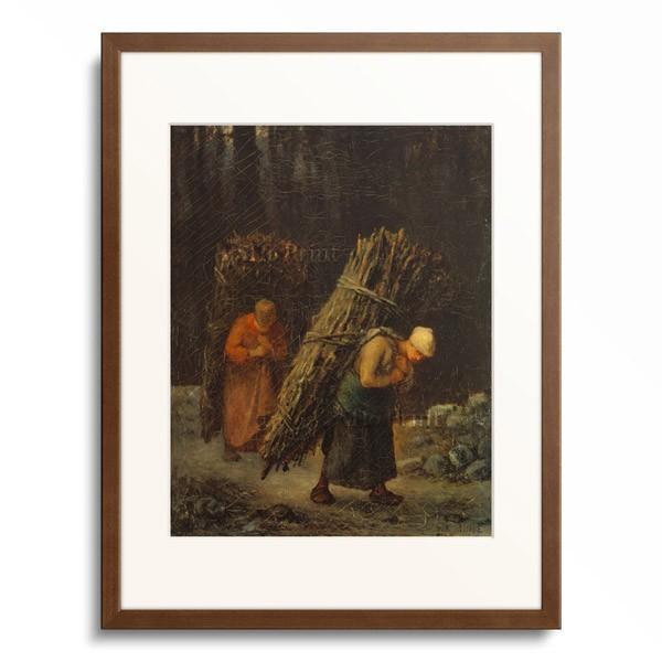 作家名： ジャン・フランソワ・ミレー ( 1814年 - 1875年 ) フランスの画家ジャンル ： 写実主義 バルビゾン派 Artist: Millet, Jean-Francois,1814-1875 Imagetitle: Peasa...