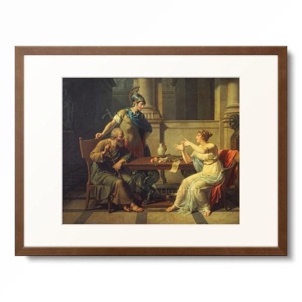 Artist: Monsiau, Nicolas Andre,1754-1837 Imagetitle: Sokrates besucht Aspasia. 1801. Dimensions: 65 x 81 cm Location: Mo...