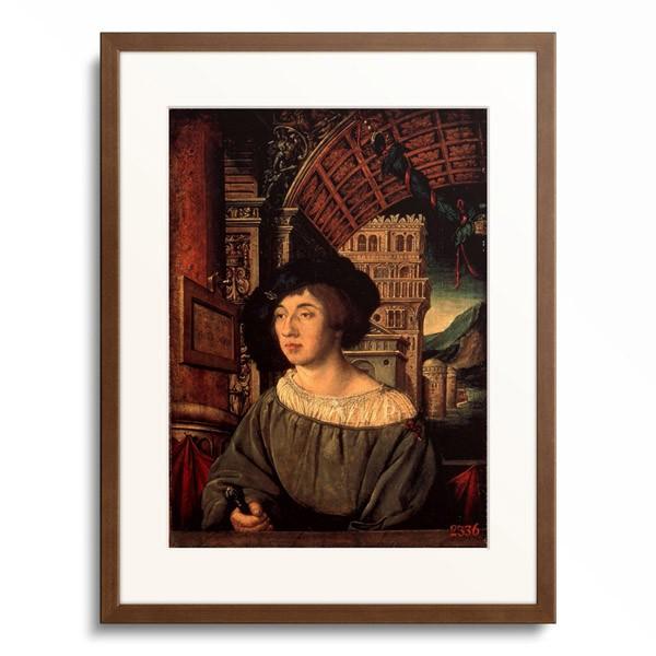 Artist: Holbein, Ambrosius,1494(?)-1519(?) Imagetitle: Bildnis eines Mannes. 1518. Dimensions: 44 x 32,5 cm Location: St...