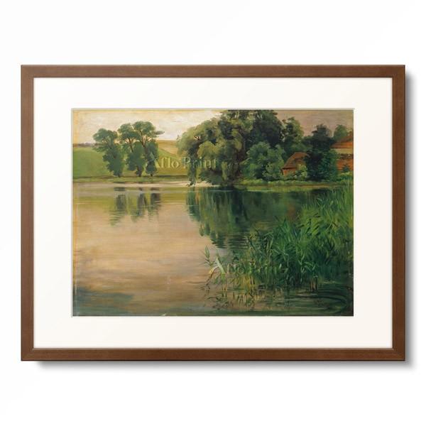 Artist: Trubner, Wilhelm,1851-1917 Imagetitle: An einem kleinen See. Dimensions: 45 x 61 cm Location: Kaunas, Ciurlionis...