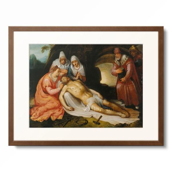 Artist: Cornelisz. van Haarlem, Cornelis,1562-1638 Imagetitle: The Lamentation of Christ Dimensions: 37,8 x 51 cm Medium...