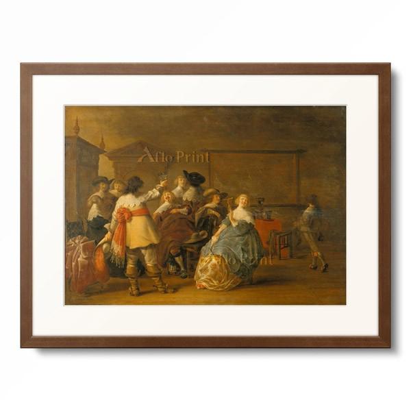 Artist: Palamedes, Anthonie,1601-1673 Imagetitle: Muntere Gesellschaft Dimensions: 44,4 x 63 cm Medium: Oil/Wood Locatio...