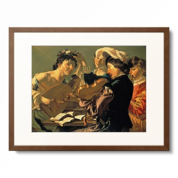 オランダの画家ジャンル: バロックArtist: Baburen, Dirck van,1594/95- 1624 Imagetitle: The Concert. About 1623 Dimensions: 99 x 130 cm Me...