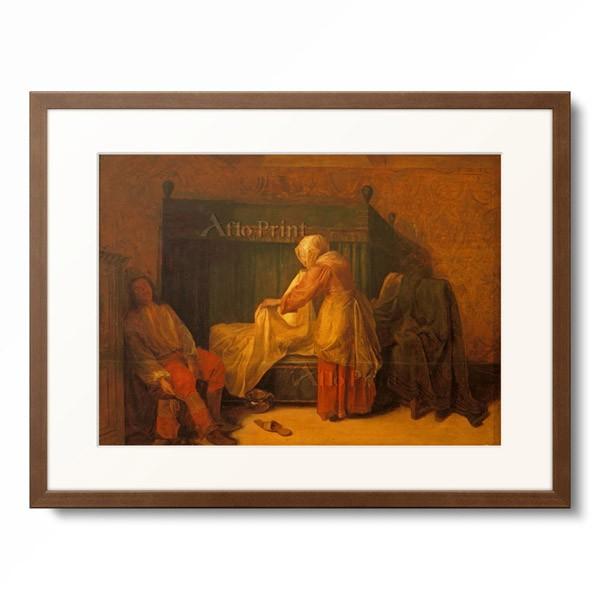 Artist: Hooch, Pieter de,1628-1684 Imagetitle: Der Morgen eines jungen Mannes. 1655/1657 Dimensions: 40 x 53 cm Location...