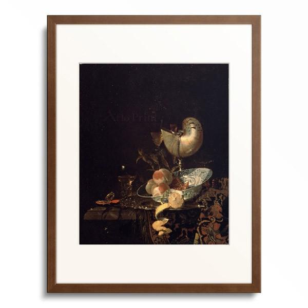 Artist: Kalf, Willem,1619-1693 Imagetitle: Stillleben mit Nautilus-Pokal. Um 1660 Dimensions: 76 x 62 cm Location: Moska...