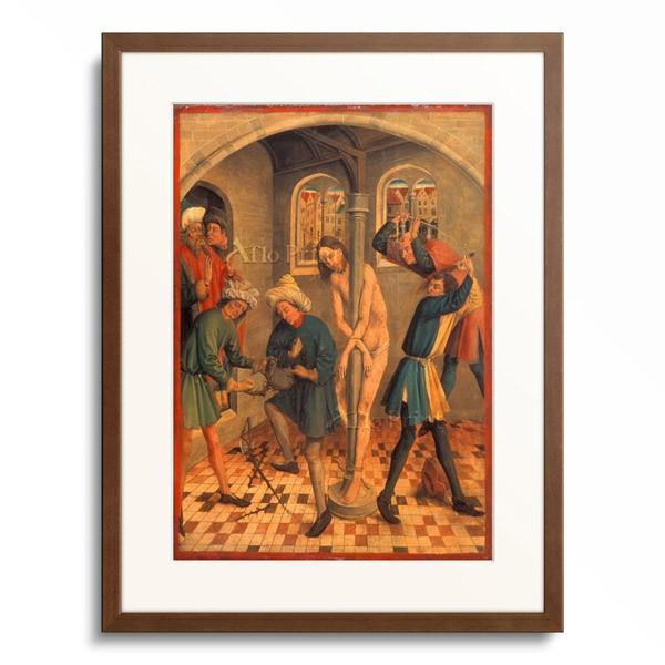 Artist: Koerbecke, Jan,um1415-1491 Imagetitle: The Flagellation of Christ. 1457 Dimensions: 93 x 65 cm Location: Moskau,...