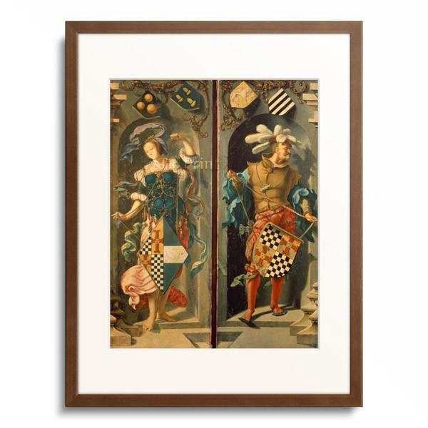 Artist: Leyden, Lucas van,1494-1533 Imagetitle: Side panels of the triptych "The Healing of the Blind Man of Jericho". 1...