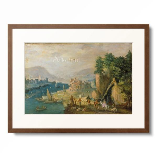 Artist: Mirou, Antonis,1585-um1661 Imagetitle: Stadt in den Bergen. Dimensions: 36,5 x 55,5 cm Location: Kaunas, Ciurlio...