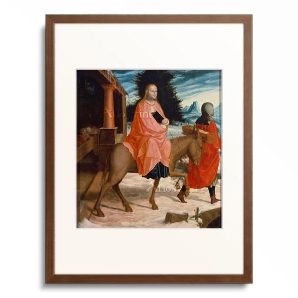 Artist: Monogrammist AB,Mitte 16.Jh. Imagetitle: Die Flucht nach Agypten Dimensions: 43,5 x 39 cm Location: Moskau, Pusc...
