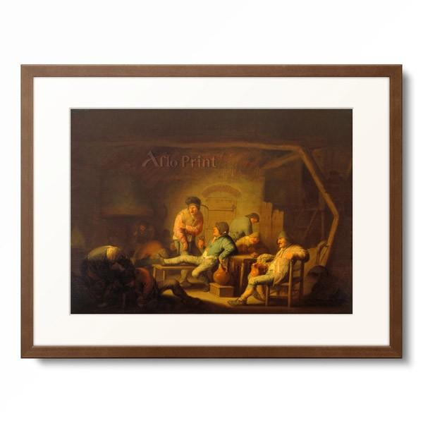 Artist: Ostade, Adriaen van,1610-1685 Imagetitle: Wirtshaus-Szene. 1635 Dimensions: 41 x 55 cm Location: Moskau, Puschki...
