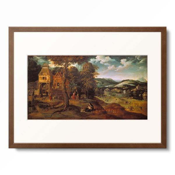 Artist: Patinir, Joachim,um1480-1524 Imagetitle: Ruhe auf der Flucht nach Agypten Dimensions: 51 x 96 cm Location: St. P...