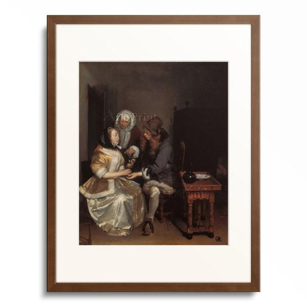 オランダの画家ジャンル: バロックArtist: Borch, Gerard ter,1617-1681 Imagetitle: Das Glas Limonade. Dimensions: 67 x 54 cm Location: St....