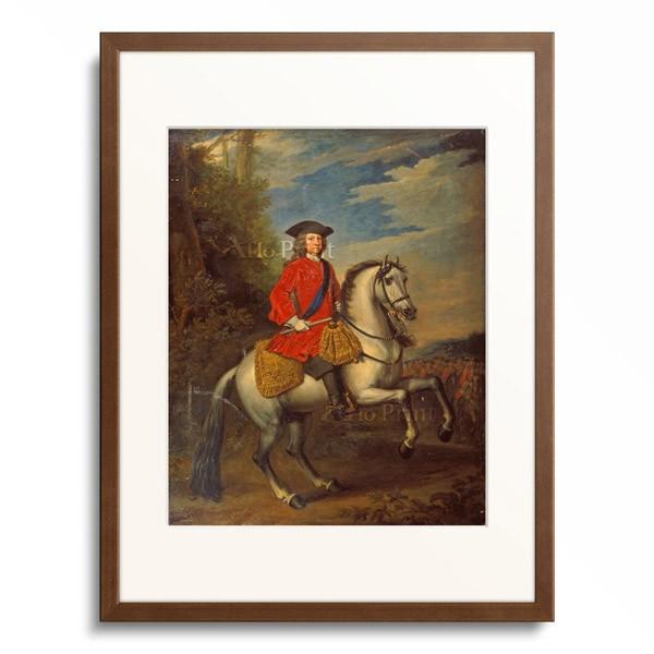 Artist: Kneller, Sir Godfrey,1646-1723 Imagetitle: Bildnis von Konig Georg I. zu Pferde. 1717. Dimensions: 136,6 x 108 c...