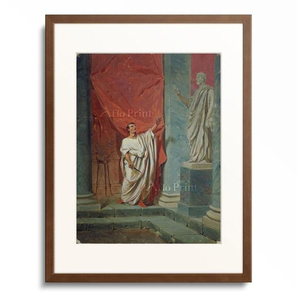 Artist: Bronnikoff, Feodor Andrejew,1827-1902 Imagetitle: Der Eid des Brutus. Dimensions: 32,5 x 24,9 cm Location: Schad...