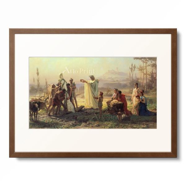 所蔵: トレチャコフ美術館Artist: Bronnikoff, Feodor Andrejew,1827-1902 Imagetitle: Die Weihe des Hermes. Dimensions: 70 x 123,4 cm L...