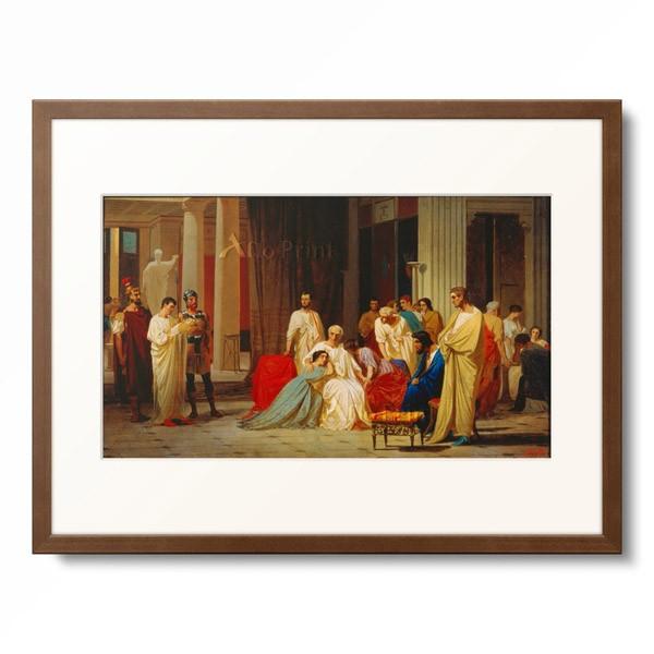 Artist: Bronnikoff, Feodor Andrejew,1827-1902 Imagetitle: Reading of Thrasea Paetus death sentence. 1873 Dimensions: 42,...