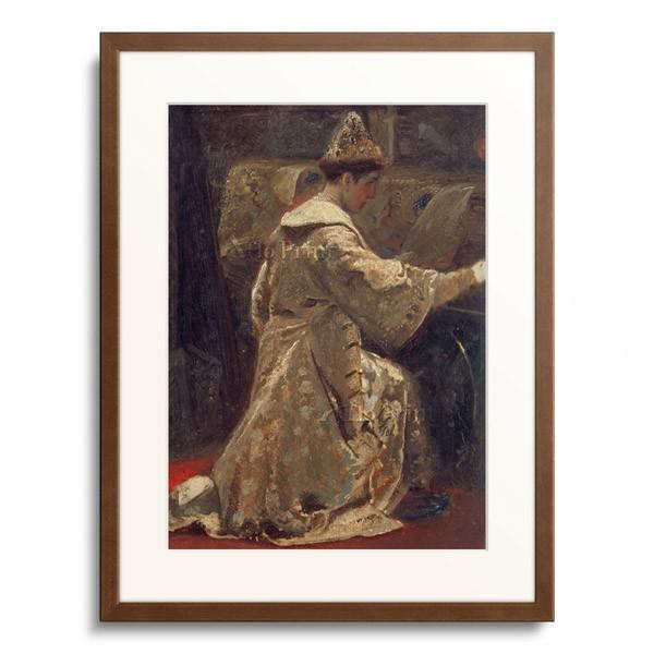 所蔵: トレチャコフ美術館Artist: Litowtschenko, Alexander,1835-1890 Imagetitle: Zar Alexej Michailowitsch. 1886. Dimensions: 46,2 x ...