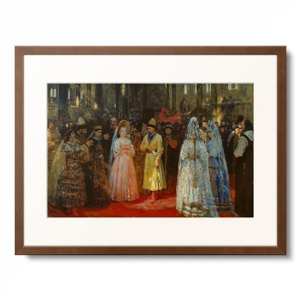 Artist: Repin, Ilja Efimowitsch,1844-1930 Imagetitle: The Tsar choosing a Bride. 1884/87 Dimensions: 65 x 101 cm Locatio...