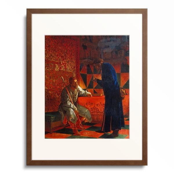 Artist: Sedov, Grigorij Semenowitsch,1836-1884 Imagetitle: Iwan the Horrible and Maljuta Skuratov. Dimensions: 140,7 x 1...