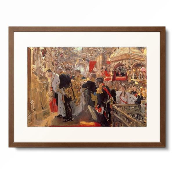 所蔵: トレチャコフ美術館Artist: Serow,Valentin,1865-1911 Imagetitle: The coronation of Tsar Nicholas II. 1896. Dimensions: 43 x 64 ...
