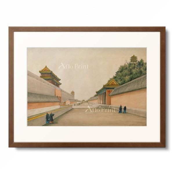 Artist: Alexandrow, Iwan,1780-1818 Imagetitle: The imperial palace (Chineses illustration). Dimensions: 21,5 x 28,3 cm L...