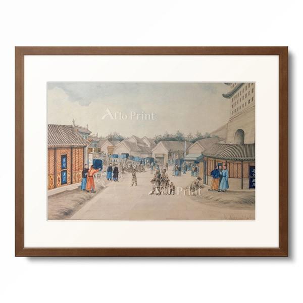 Artist: Alexandrow, Iwan,1780-1818 Imagetitle: Die Tsian-Minh-Brucke (chinesische Zeichnung). 1804/1806 Dimensions: 21,3...