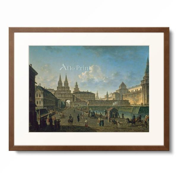 所蔵: トレチャコフ美術館Artist: Aleksejew, Fjodor Jakowlewitsch,1753-1824 Imagetitle: View of the gates Woskresenskije and Nikolski...