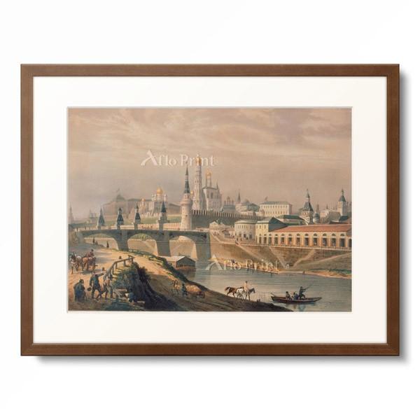 Artist: Bichebois, Louis P. Alphonse,1801-1850 Imagetitle: Ansicht des Moskauer Kreml. 1830. Location: Moskau, Puschkin-...