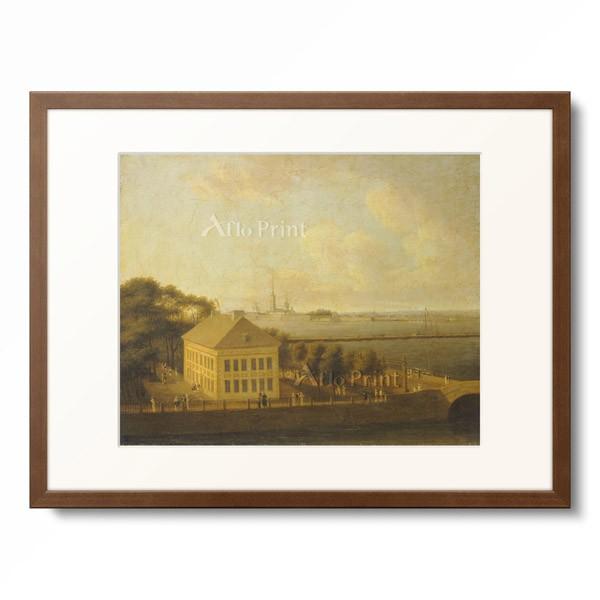 Artist: Martynov, Andrej Efimowitsch,1768-1826 Imagetitle: Blick auf die Newa und den Sommerpalast Peters des Grossen in...