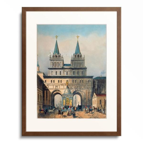 Artist: Muller, A Imagetitle: The Iberian Gate in the Moscow Kremlin. 1840's Location: Moskau, Puschkin-Museum