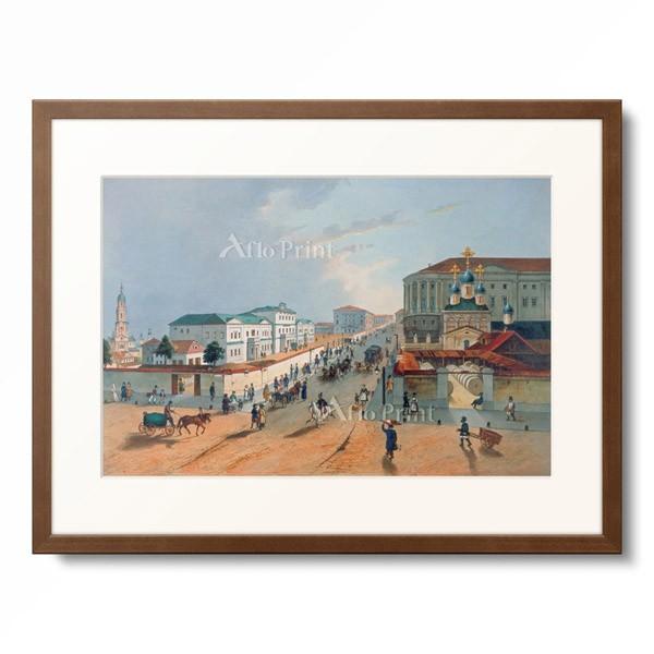 Artist: Muller, A Imagetitle: The imperial post office in Moscow. 1840's Location: Moskau, Puschkin-Museum