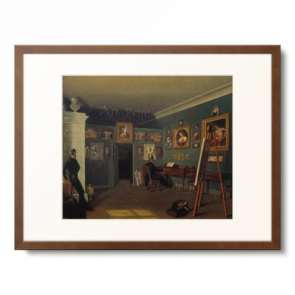 Artist: Selentsov, Kapiton,1790-1845 Imagetitle: The studio of the artist. 1830. Dimensions: 52,5 x 61 cm Location: Mins...